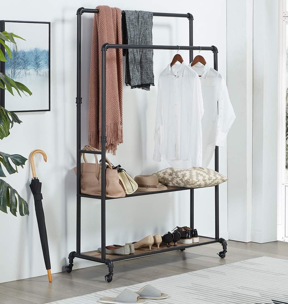 20 Beautiful Clothing Rack For Bedroom Findzhome 20 Beautiful Clothing Rack For Bedroom Findzhome
